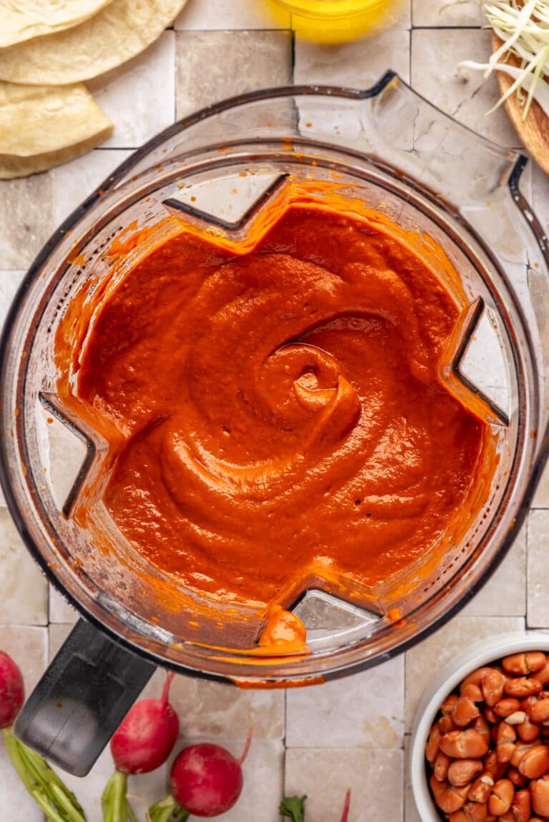 Red Chicken Pozole (Pozole Rojo con Pollo) | So Much Food