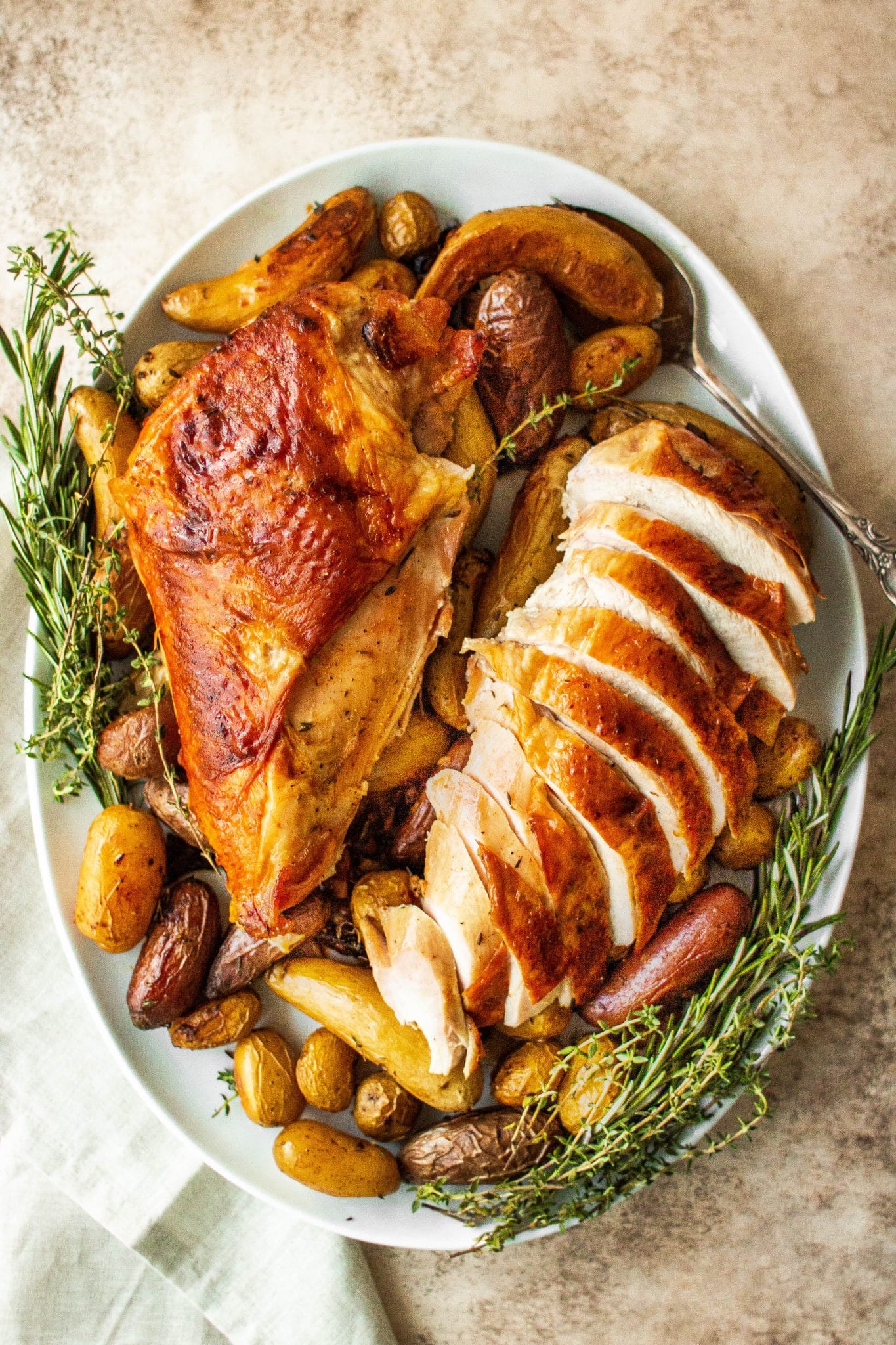 Super Moist and Juicy Roast Turkey Breast | So Much Food