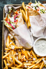 Weeknight Greek Chicken Gyros (+ Meal Prep Option!) | So Much Food