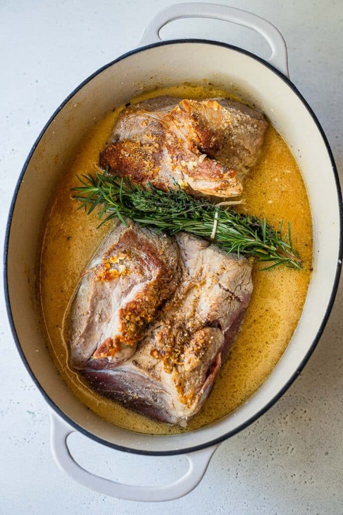 Apple Cider Braised Pork Shoulder | So Much Food