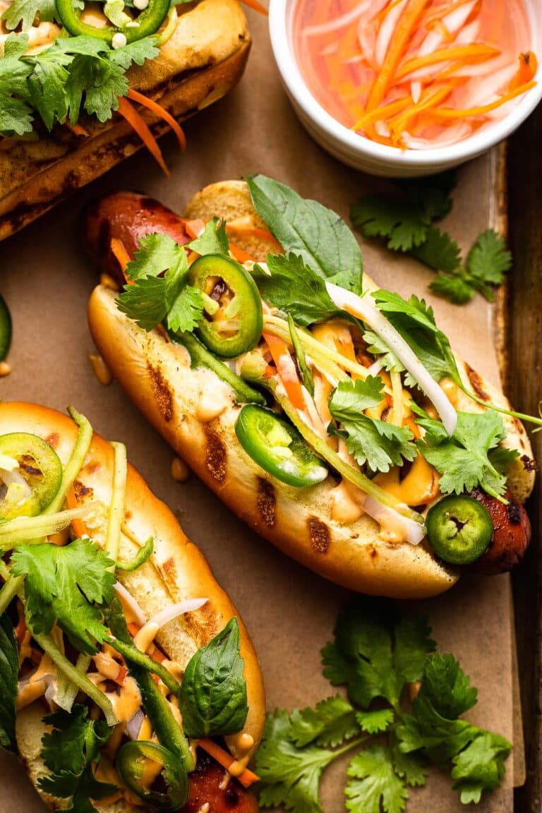 Grilled Pork Banh Mi Sandwiches (+ Homemade Marinade!) | So Much Food