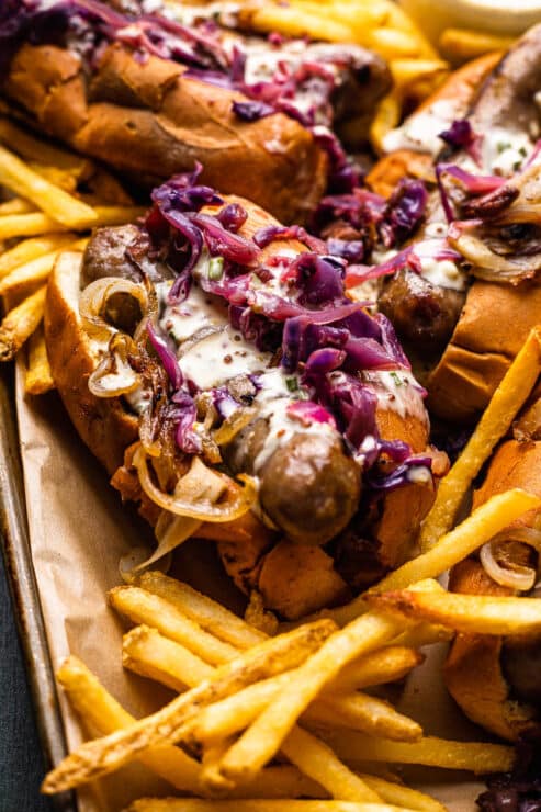 Wisconsin-Style Grilled Beer Brats | So Much Food