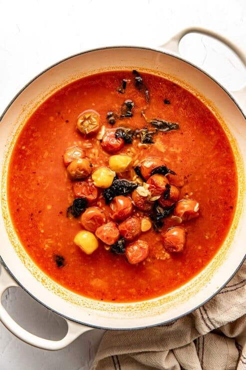 Creamy Roasted Tomato Orzo | So Much Food
