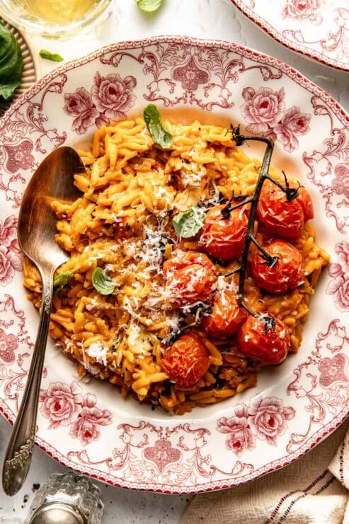 Creamy Roasted Tomato Orzo | So Much Food