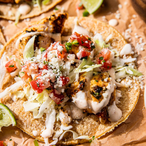Grilled Fish Tacos (Baja-Style) | So Much Food