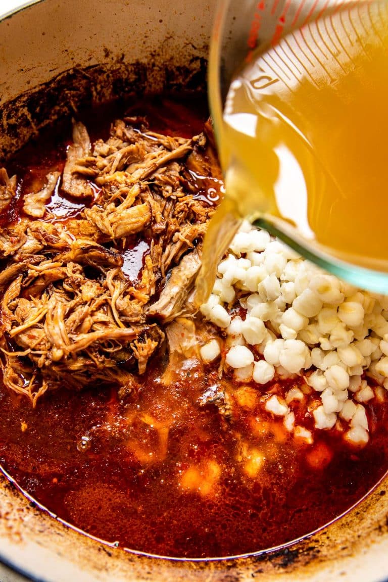 Pork Pozole Rojo (Authentic Pork & Hominy Soup) | So Much Food