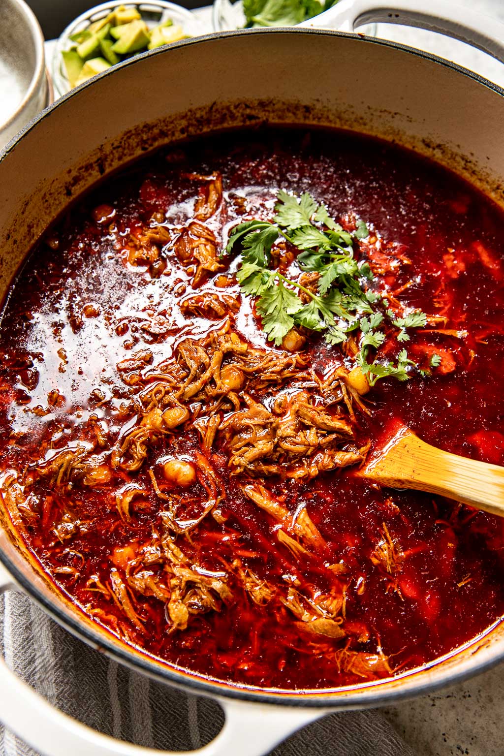 Pork Pozole Rojo (Authentic Pork & Hominy Soup) | So Much Food