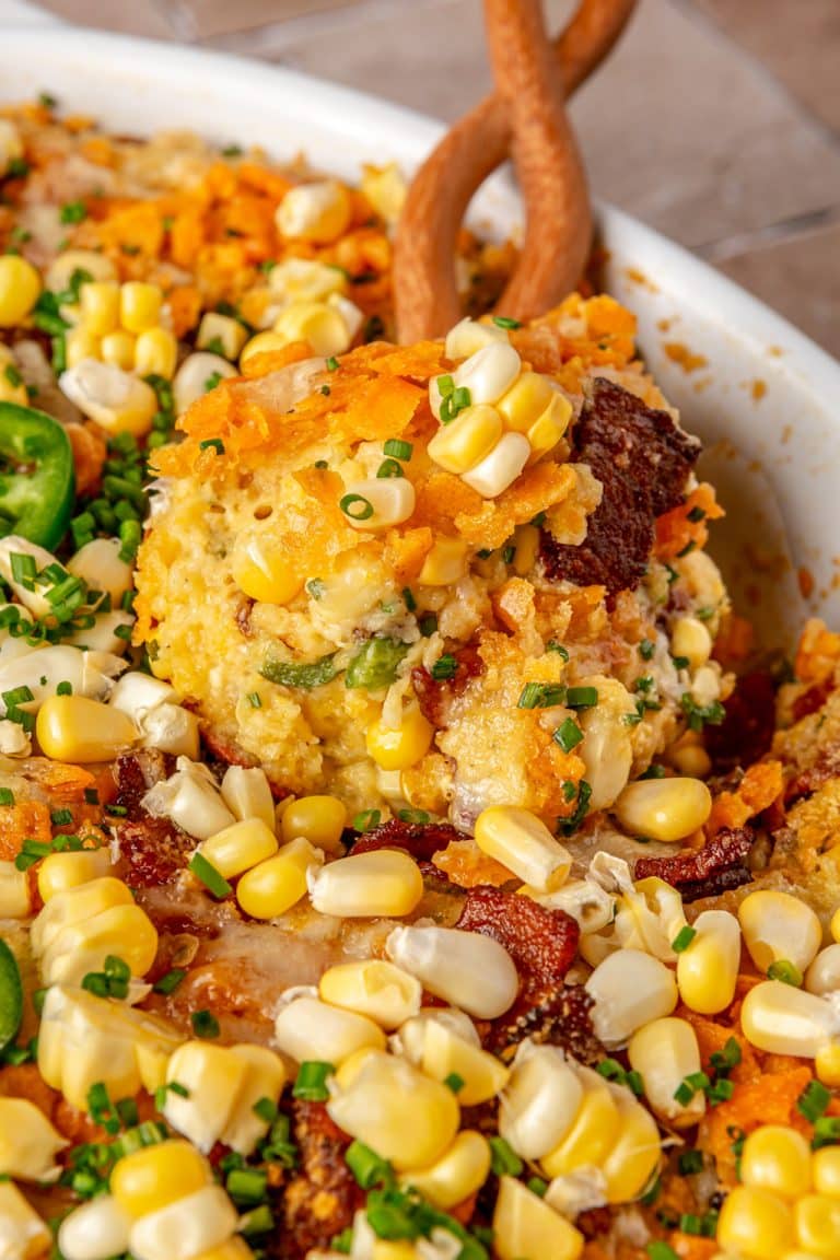 Loaded Corn Casserole | So Much Food