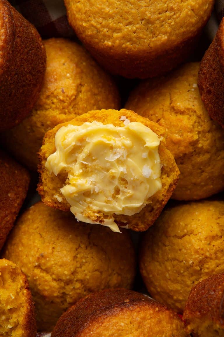 Pumpkin Cornbread Muffins | So Much Food