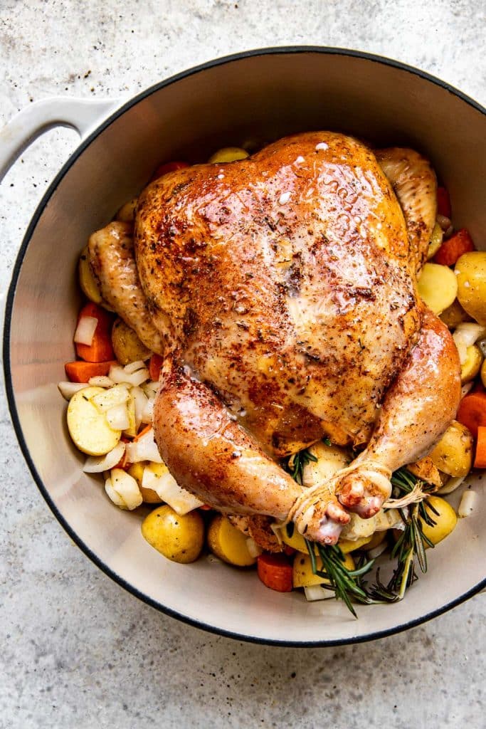 Dutch Oven Roast Chicken | So Much Food