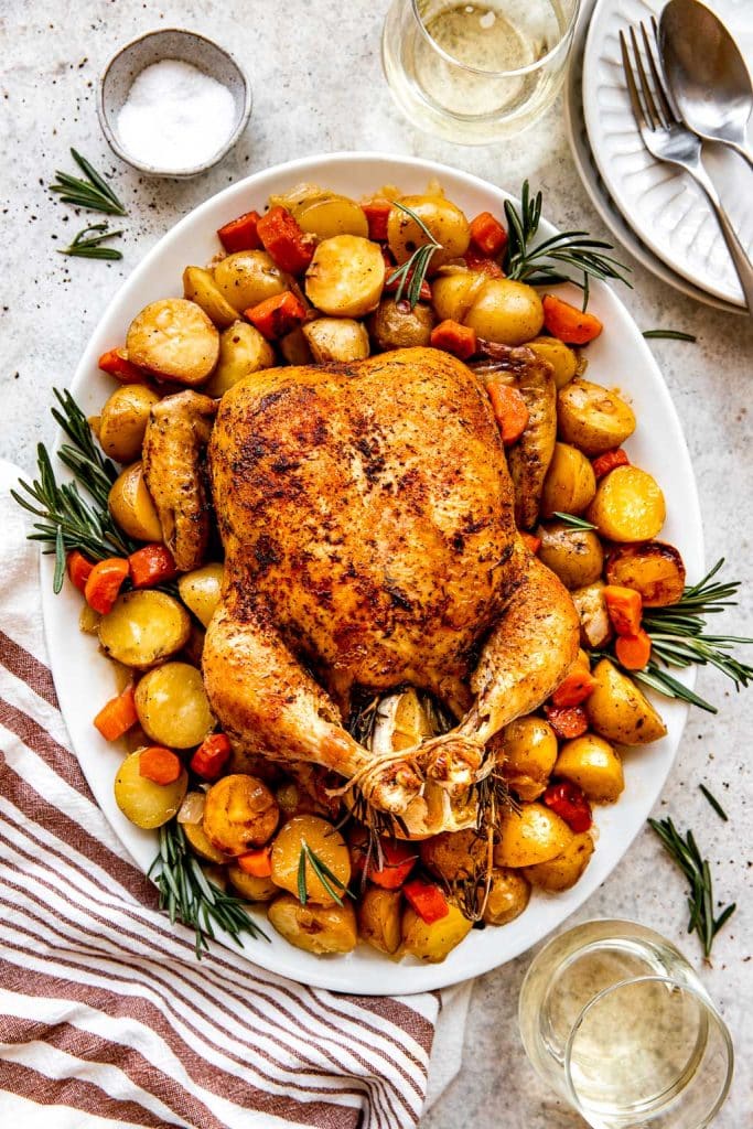 Dutch Oven Roast Chicken | So Much Food