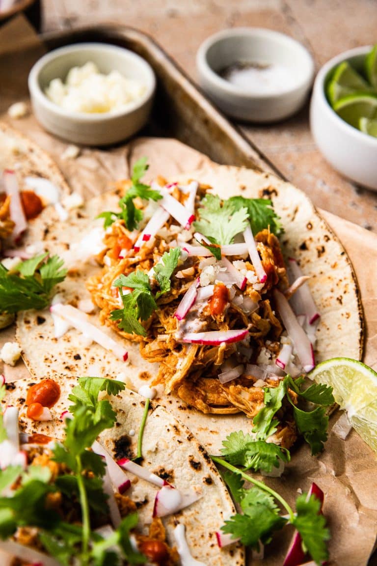 Chicken Tinga Tacos | So Much Food