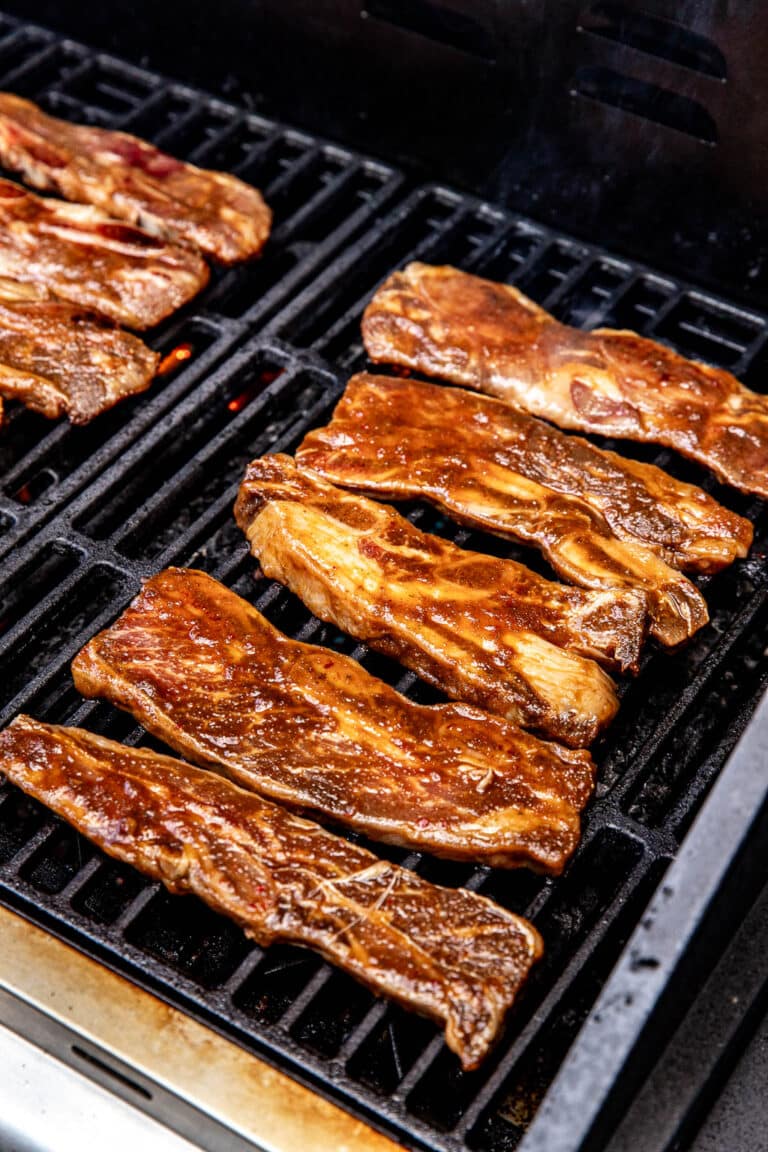 Grilled Kalbi Short Ribs (Korean BBQ Short Ribs) | So Much Food