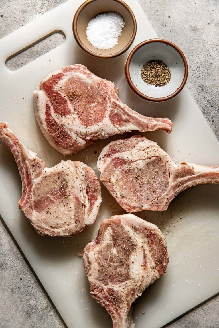 Pan-Seared Cider Pork Chops | So Much Food