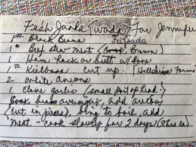 Our Family Feijoada Story